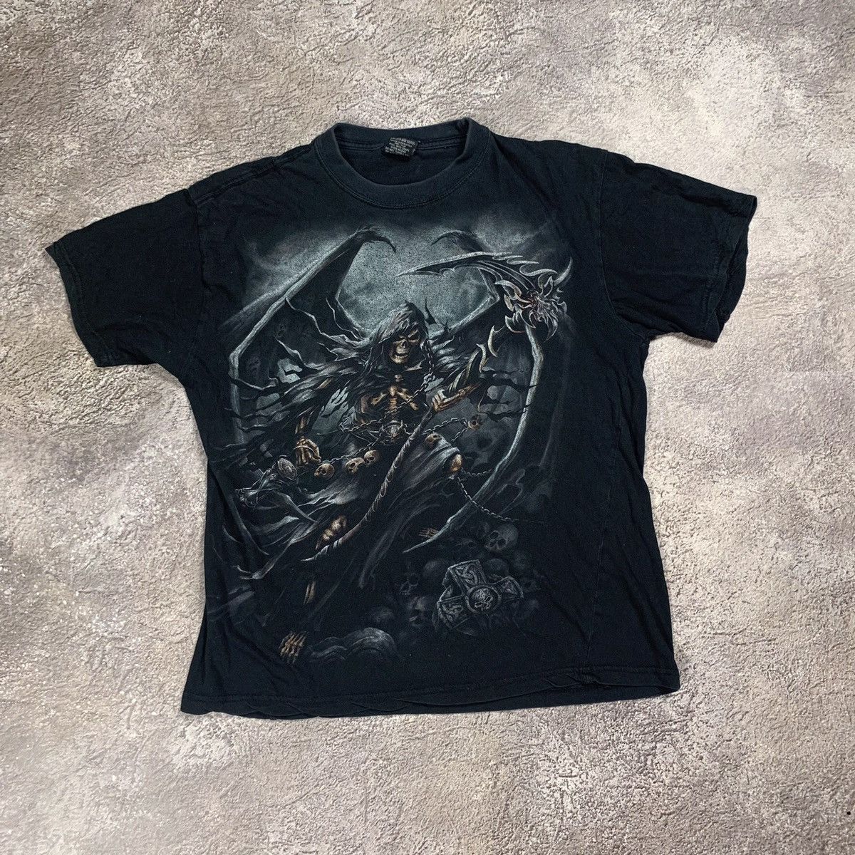 Band Tees VINTAGE Y2K SCREAMER FACE HORROR SKELETON BLOOD PSYCHO 90s ...