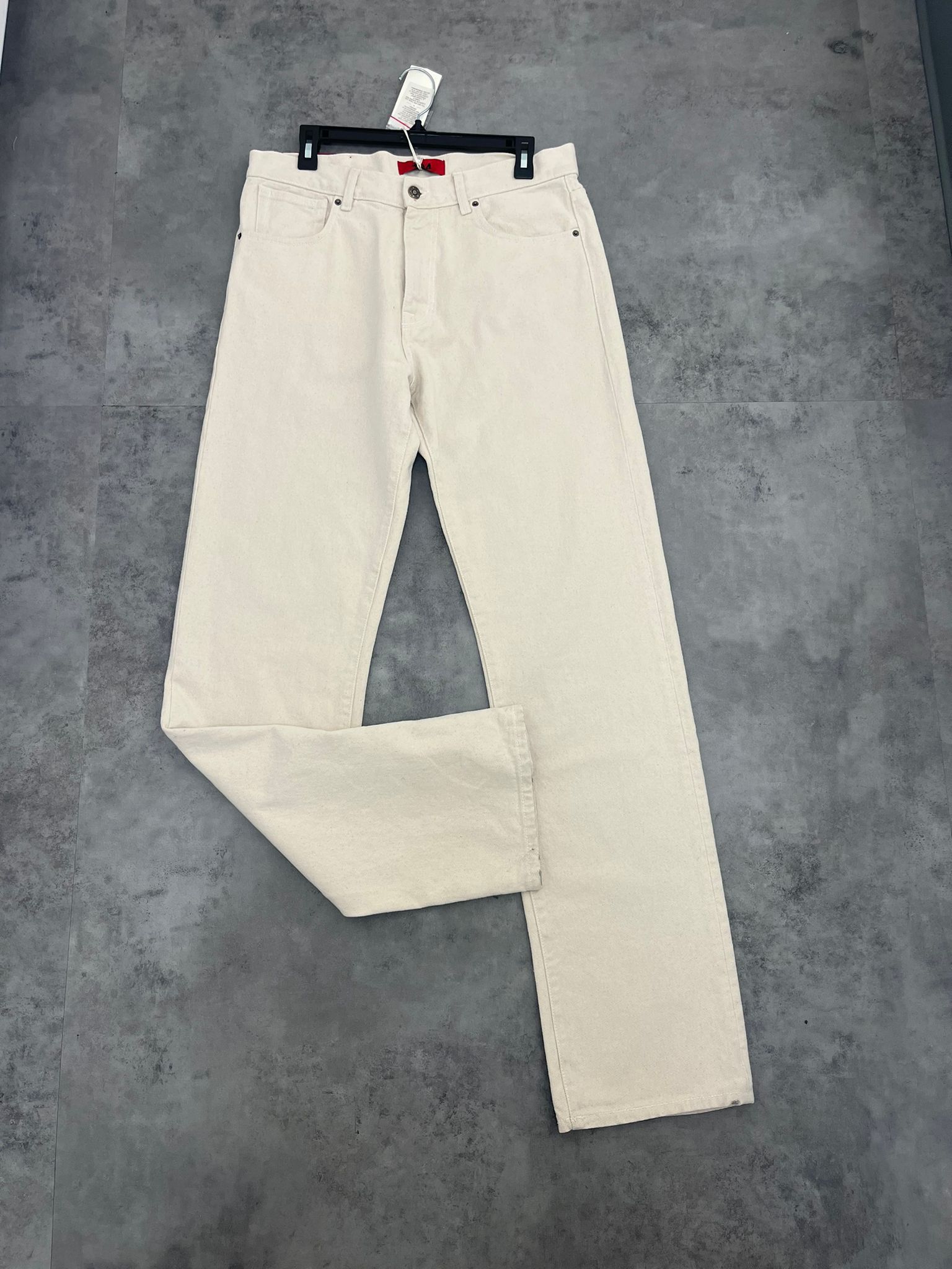 424 On Fairfax o1c11t2y1023 Baggy Denim Pants in Off-White | Grailed