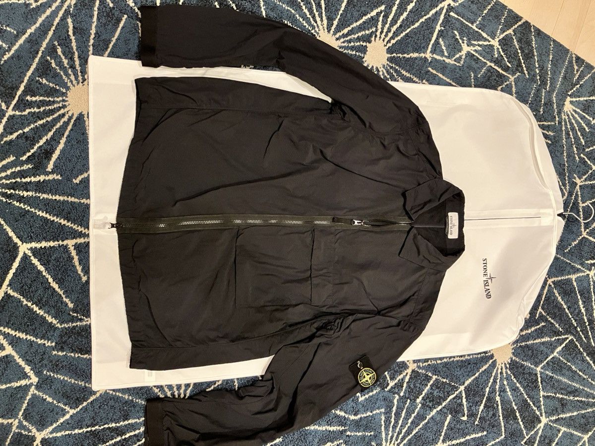 Stone Island STONE ISLAND GARMENT DYED NASLAN LIGHT OVERSHIRT | Grailed