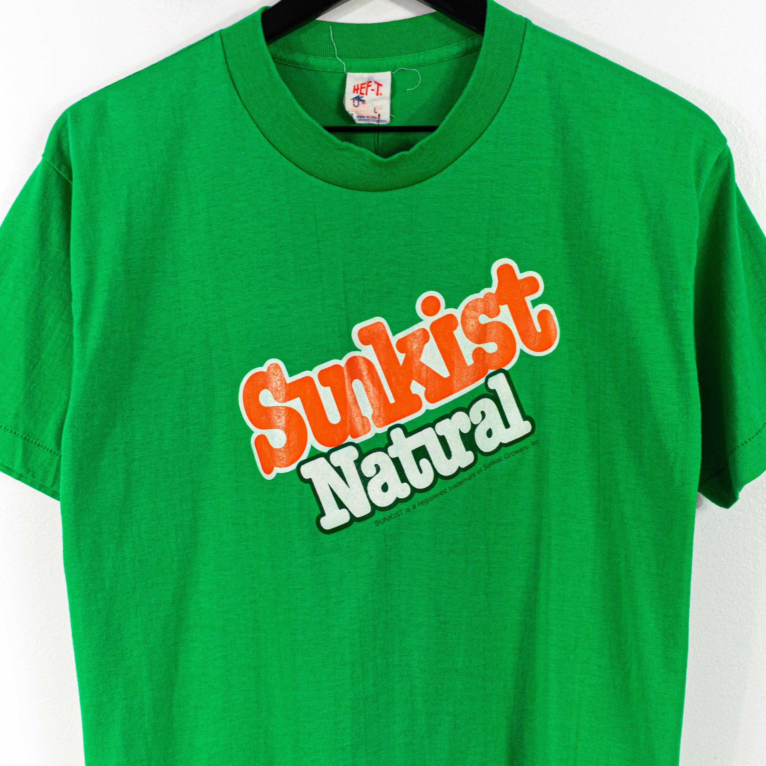 Archival Clothing × Made In Usa × Vintage SunKist Natural Soda Promo T ...