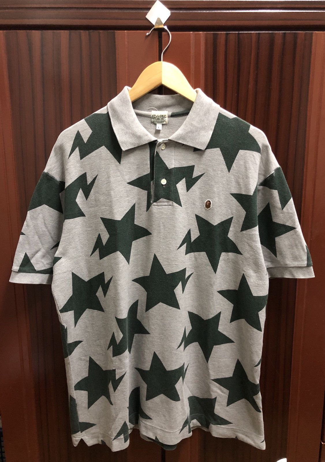 Bape × Vintage 2000s Bape Bapesta Polo Shirts | Grailed
