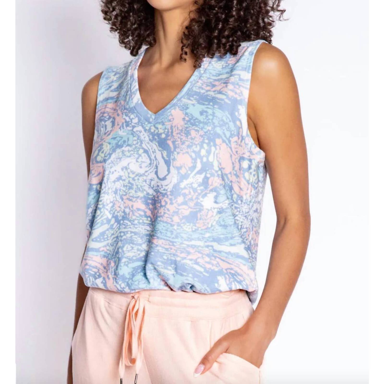 Salvage PJ SALVAGE Molten Marble Tank In Multi | Grailed