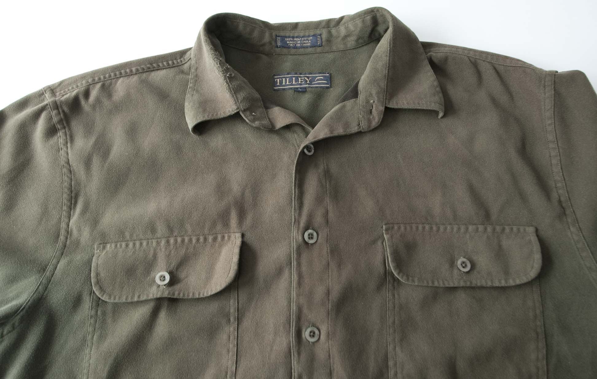 Tilley Tilley Shirt 100% Polyester Size L Fading Color | Grailed