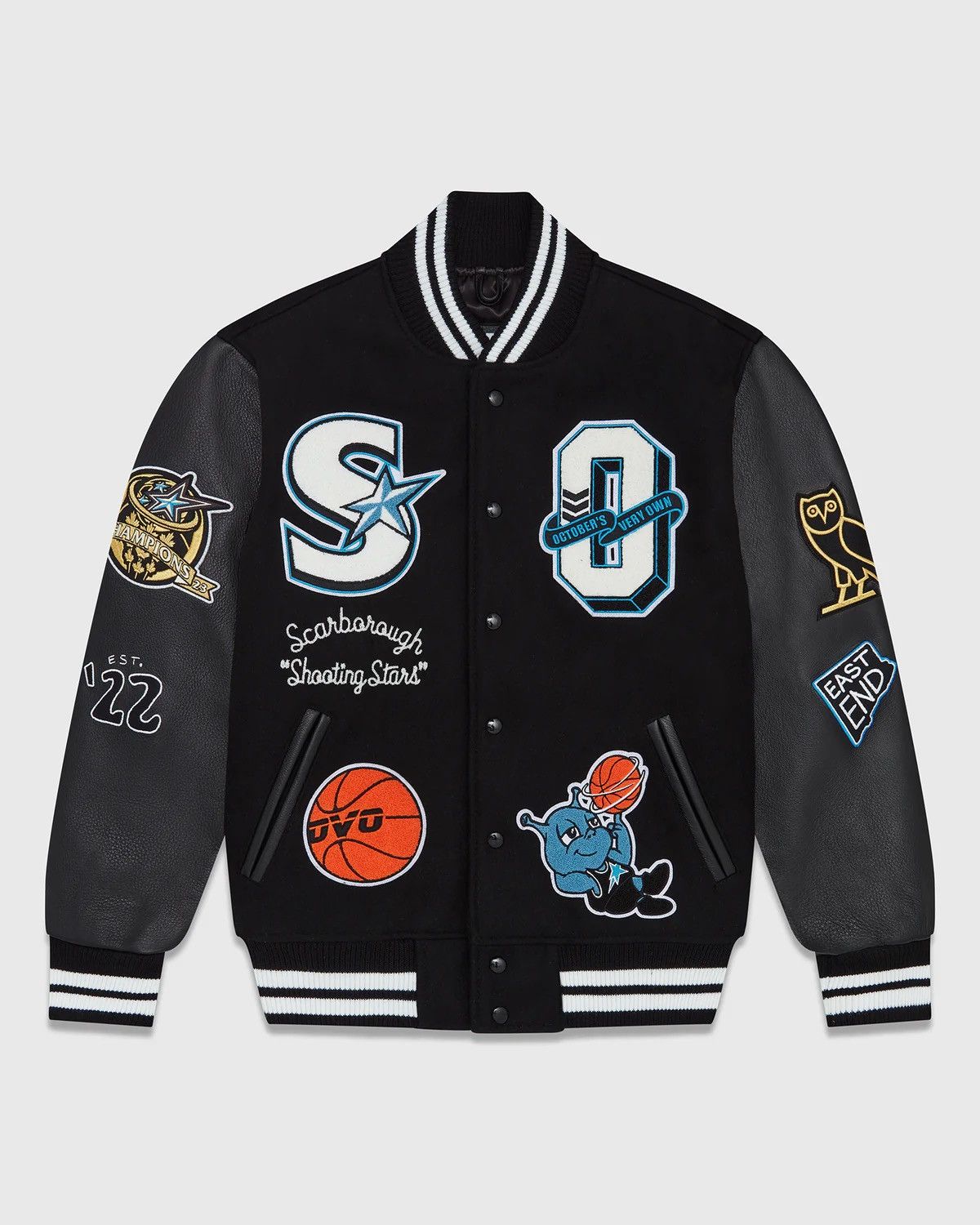 Octobers Very Own × Very Rare OVO x SCARBOROUGH SHOOTING STARS OG BLACK ...