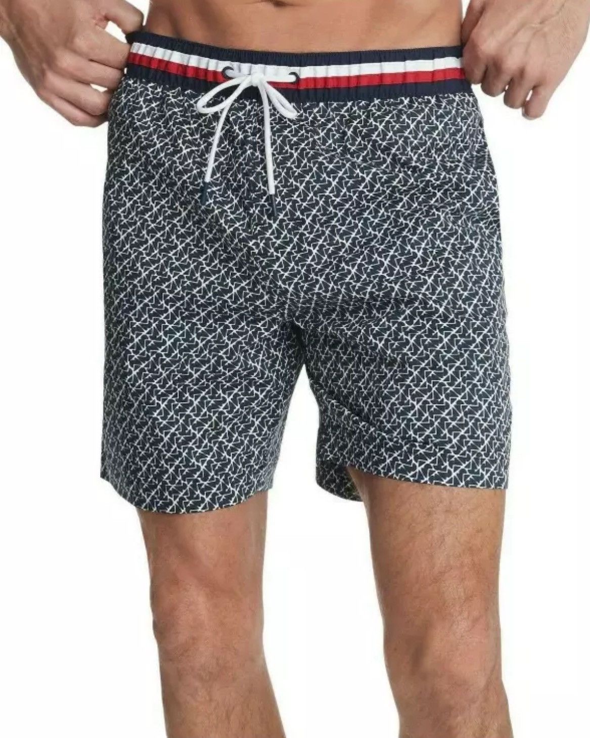 Tommy Hilfiger Tommy Hilfiger Corey Geometry 7” Swim Trunks | Grailed