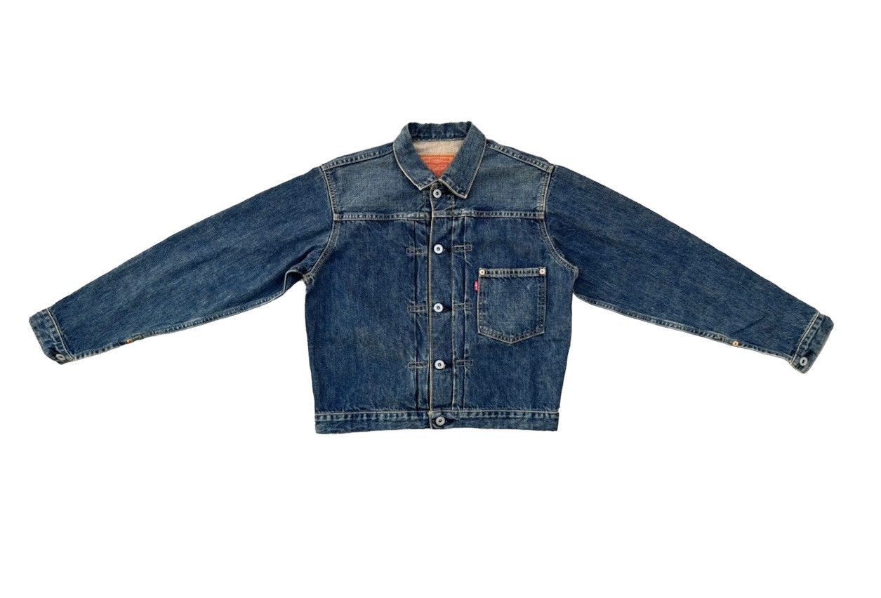 Japanese Brand Vintage 1996 LVC Levi’s 506 XX Big E Type 1 Denim Jacket ...