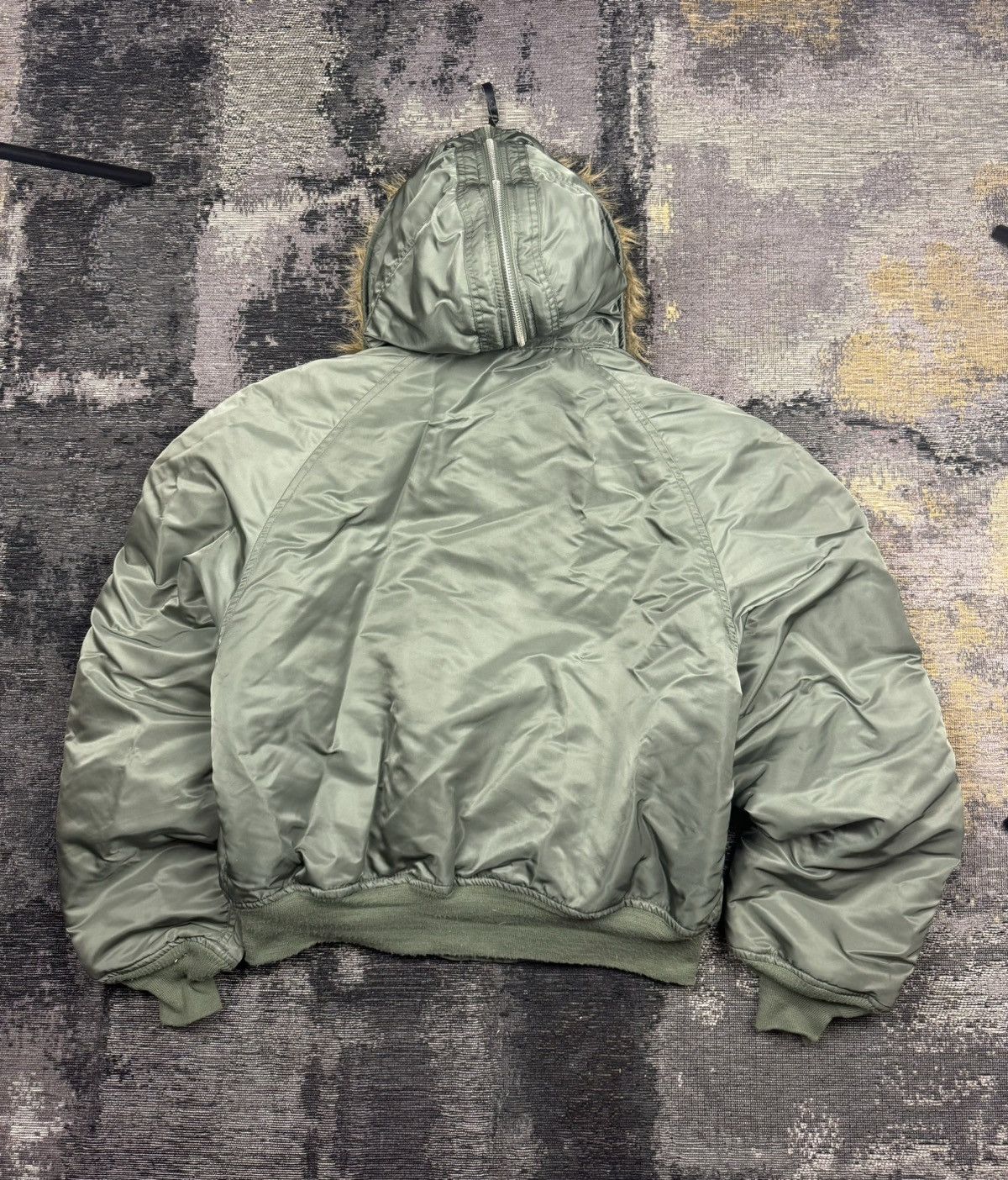 If Six Was Nine × Japanese Brand × Streetwear Y2K N-2B Styled Military Flying Jacket Faux Fur ...