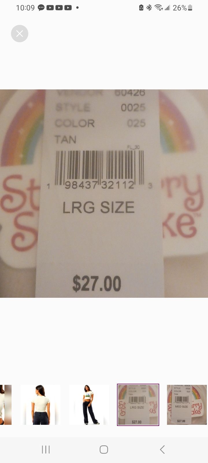 Other Care Bears Show Them You Care T-Shirt Samii Ryanx Strawberry | Grailed