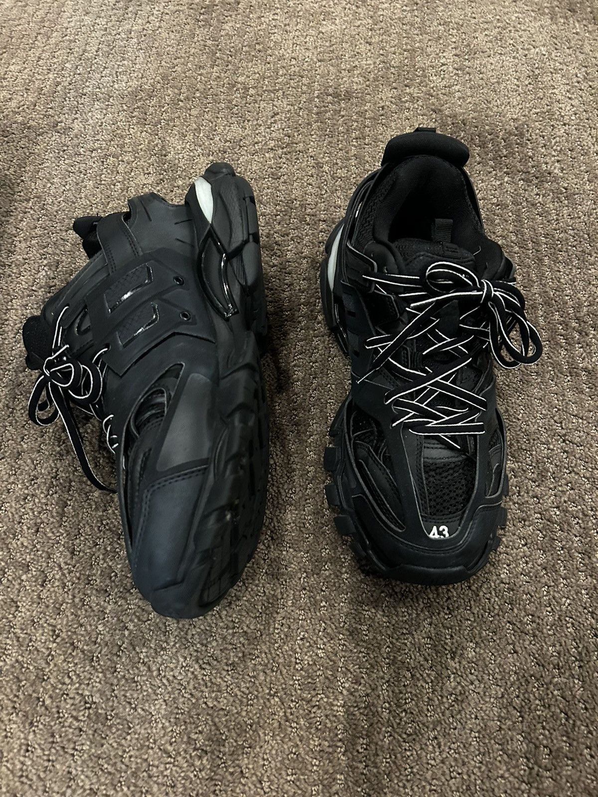 Balenciaga Balenciaga Black LED Track Runners | Grailed