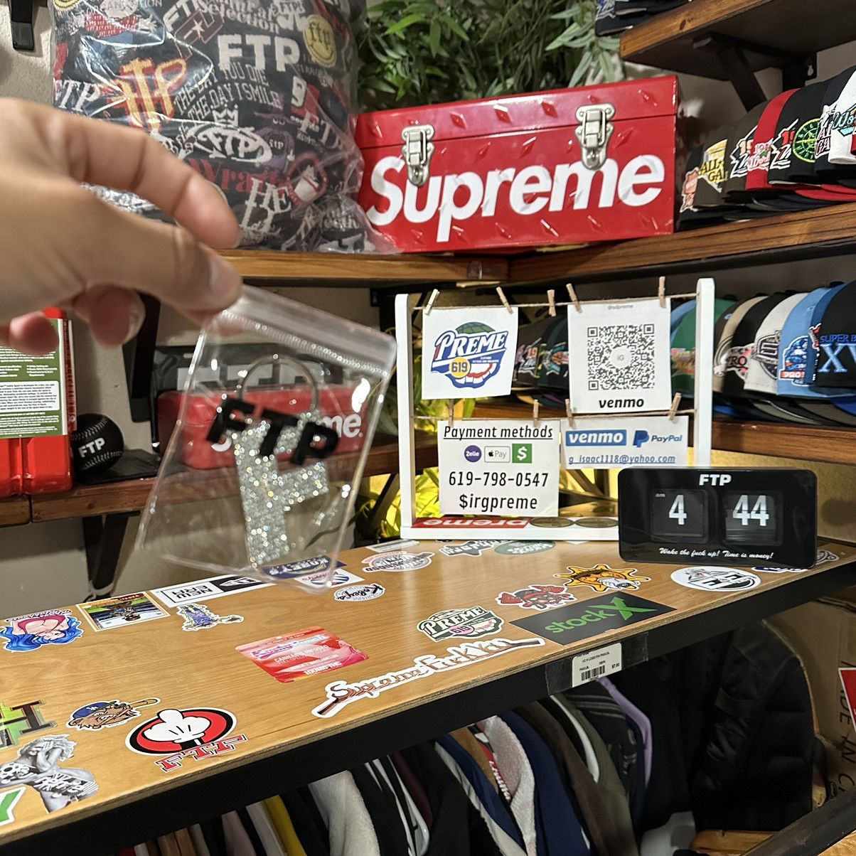 Fuck The Population FTP BLING F LOGO KEYCHAIN | Grailed