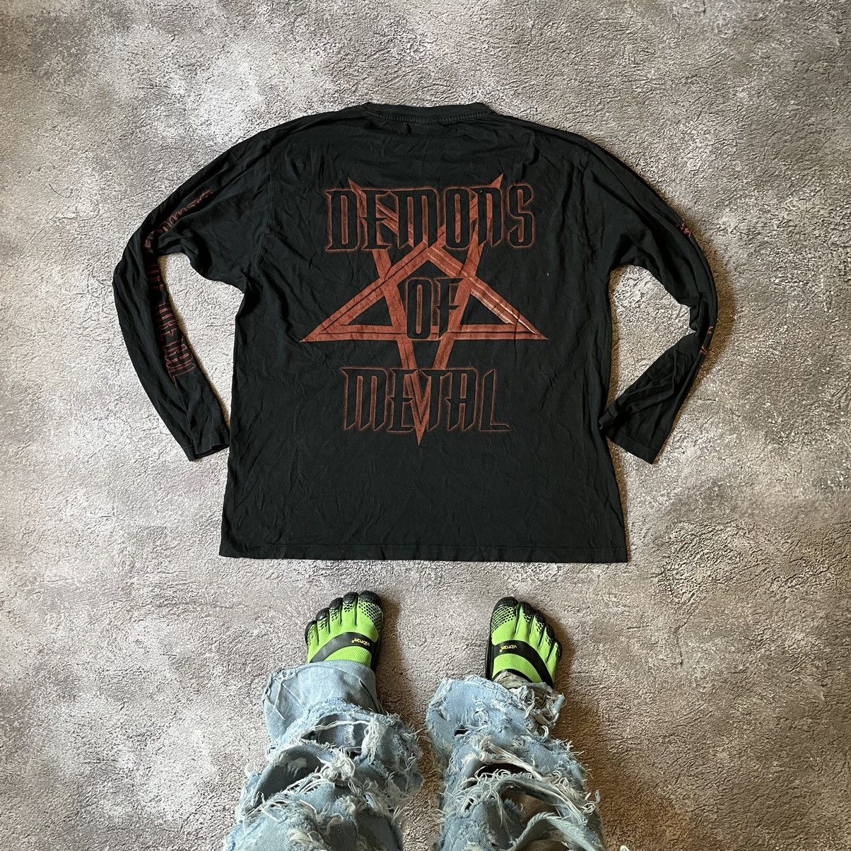 Vintage Vintage Y2K IMMORTAL DEMON OF METAL PUNK HORROR SKELETON 90s ...