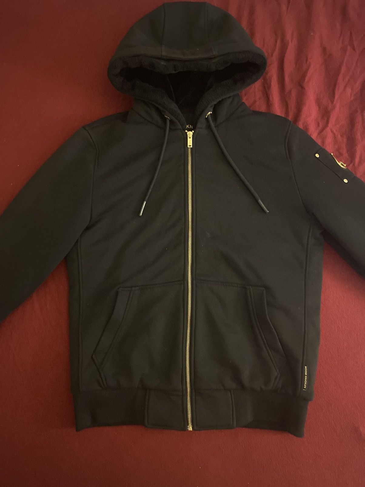 Moose Knuckles Moose Knuckle Gold Hoodie | Grailed