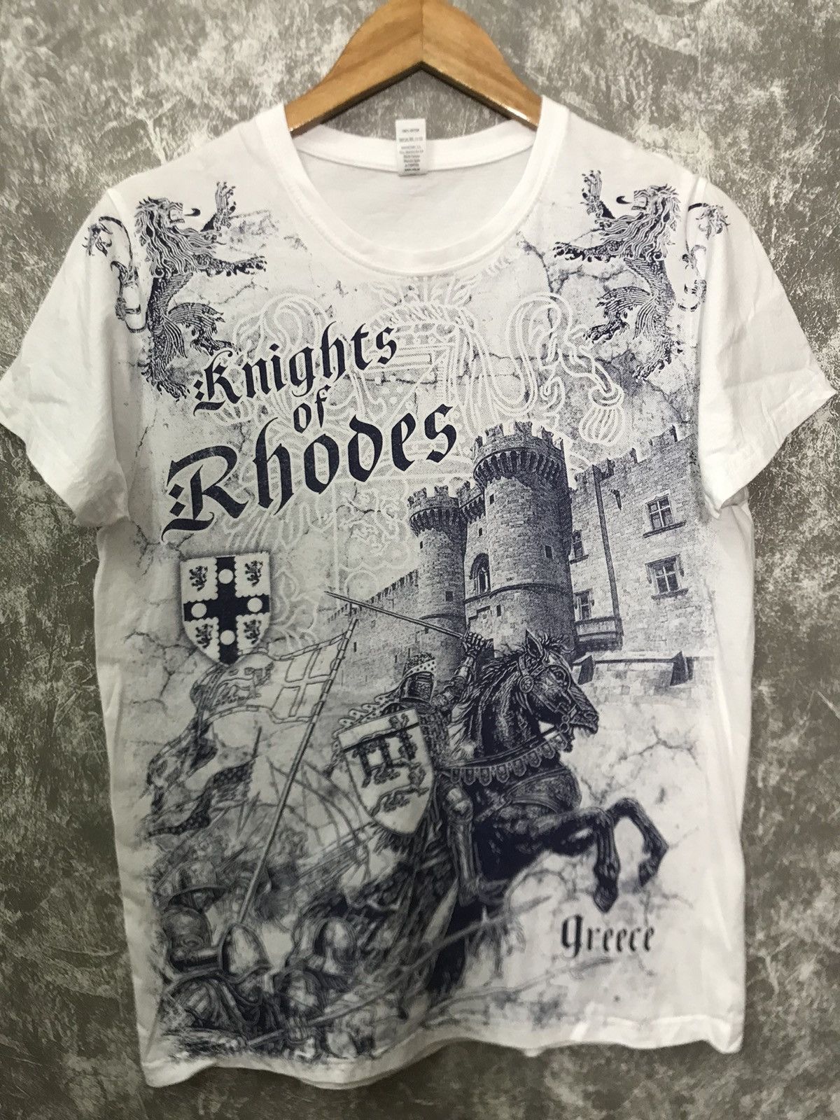 Southpole Affliction Knight Castle Y2K Graphic Tee | Grailed