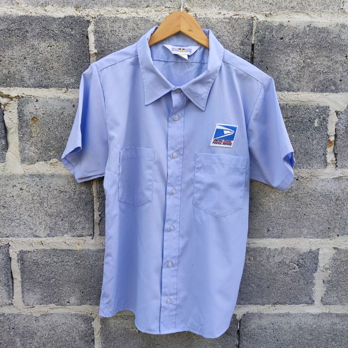 Vintage Vintage 90s USPS Carrier Uniform Postal Work shirt. | Grailed