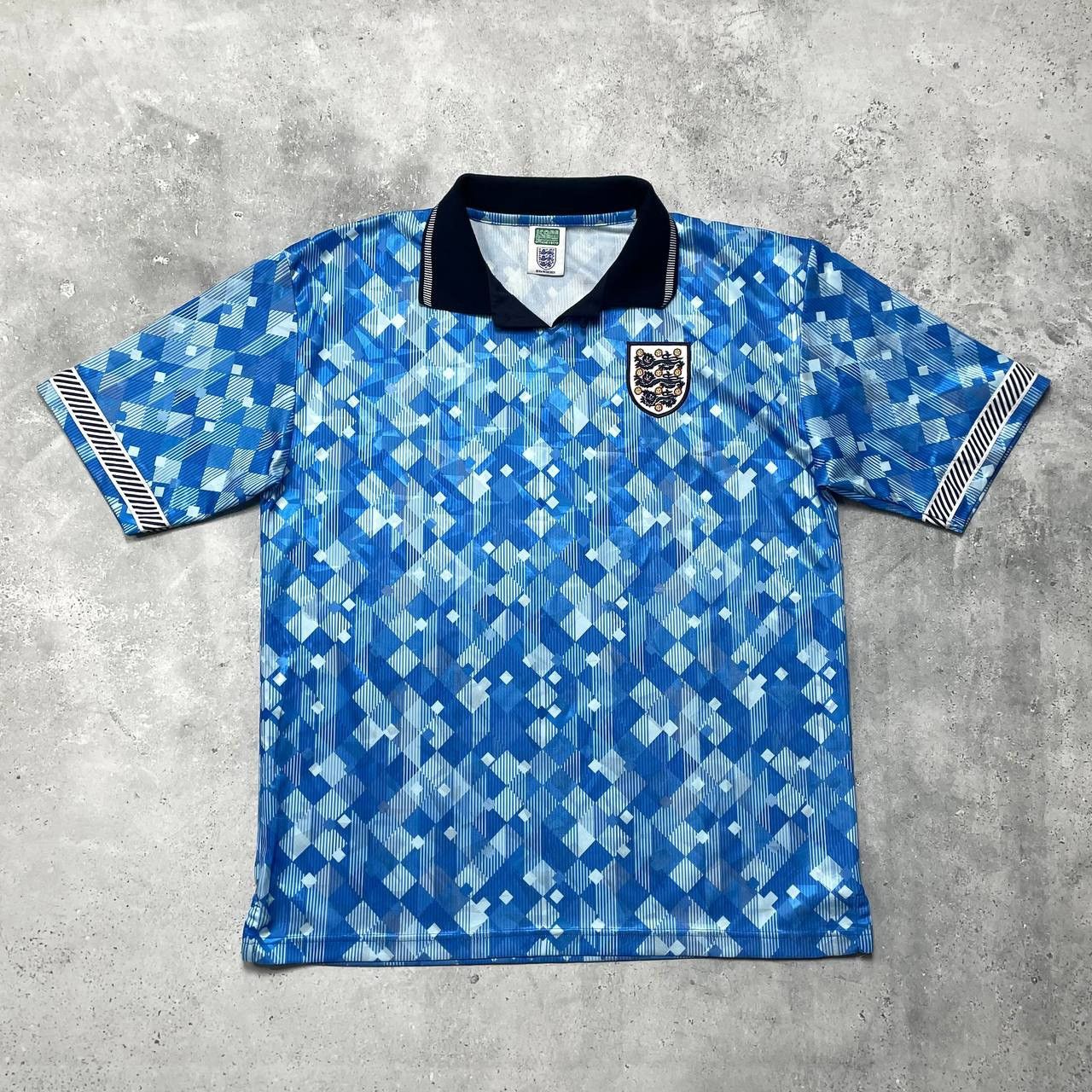 Streetwear England 90s Retro Football Third Shirt Score Draw Jersey ...