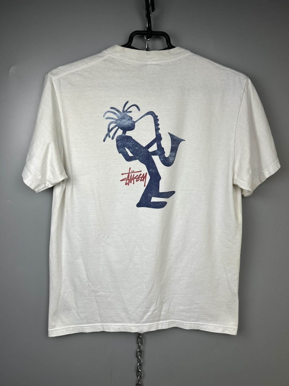 Streetwear × Stussy × Vintage Vintage 90s Stussy Jazz Man Rasta ...