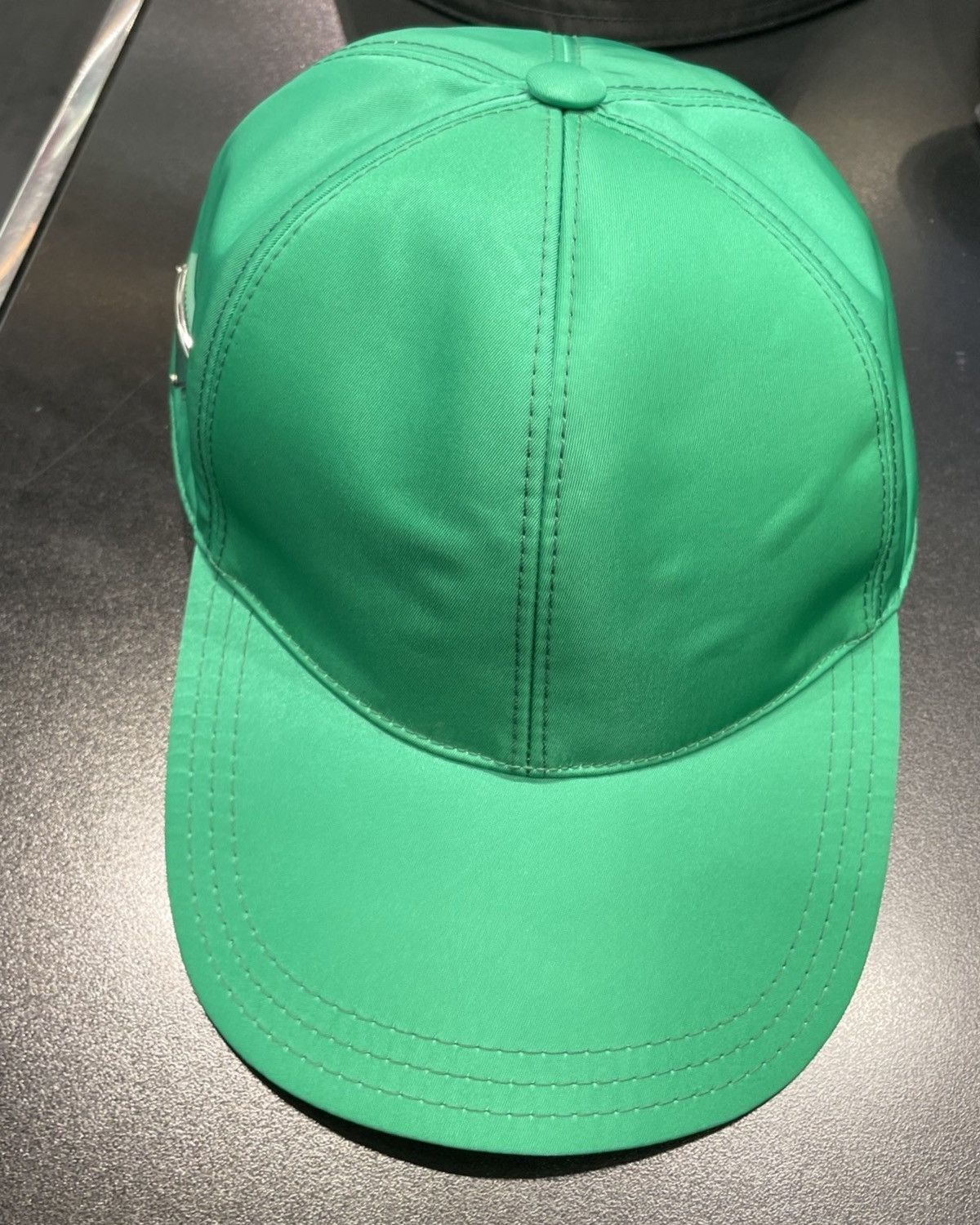 Prada Prada Re-Nylon Neon Green Baseball Cap | Grailed