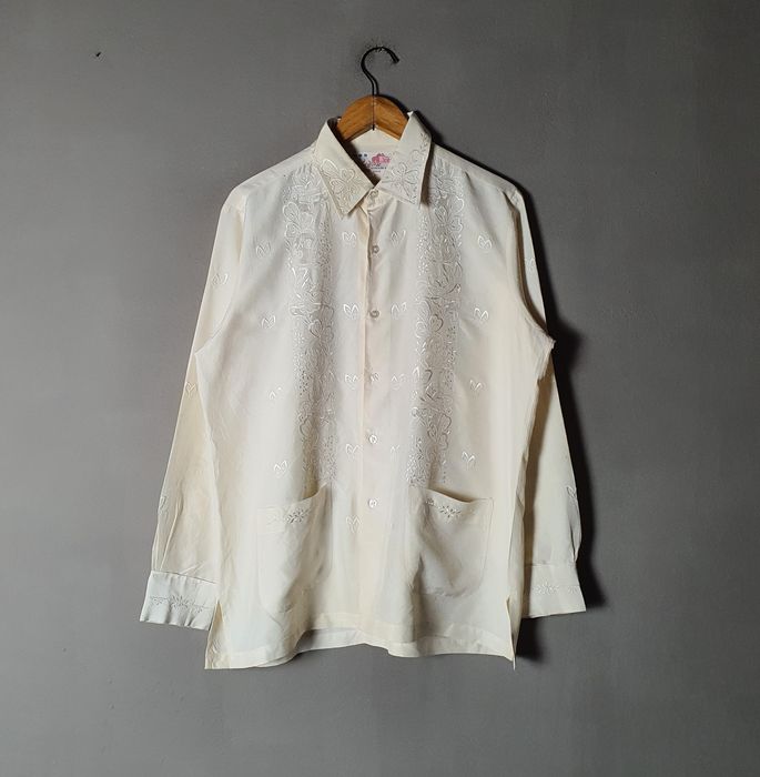 Vintage Double Red Horse button up Pure Silk shirt size L | Grailed