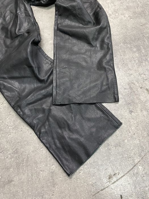 Junya Watanabe ᶠᵃⁿᶜʸᵍᵘʸ Leather Pants Vintage Y2k Wide Leg Cargo Carti ...