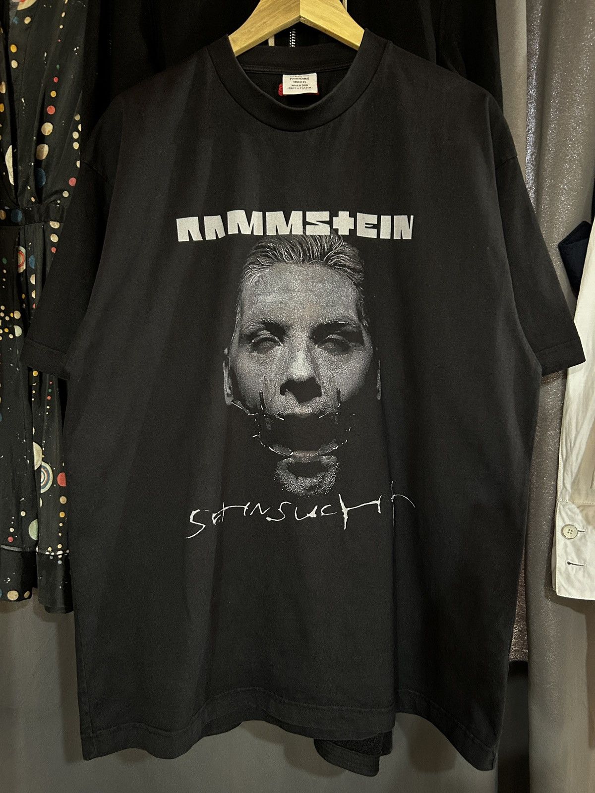 Vetements VETEMENTS A/W 18 “German Tank” RAMMSTEIN Oversized T-Shirt ...