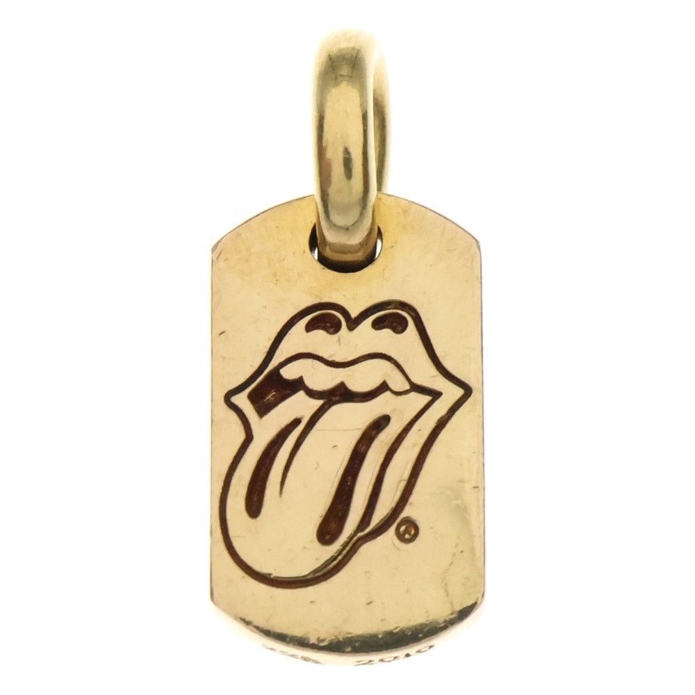Chrome Hearts Chrome Hearts 22K Tiny Lips & Tongue Dogtag | Grailed