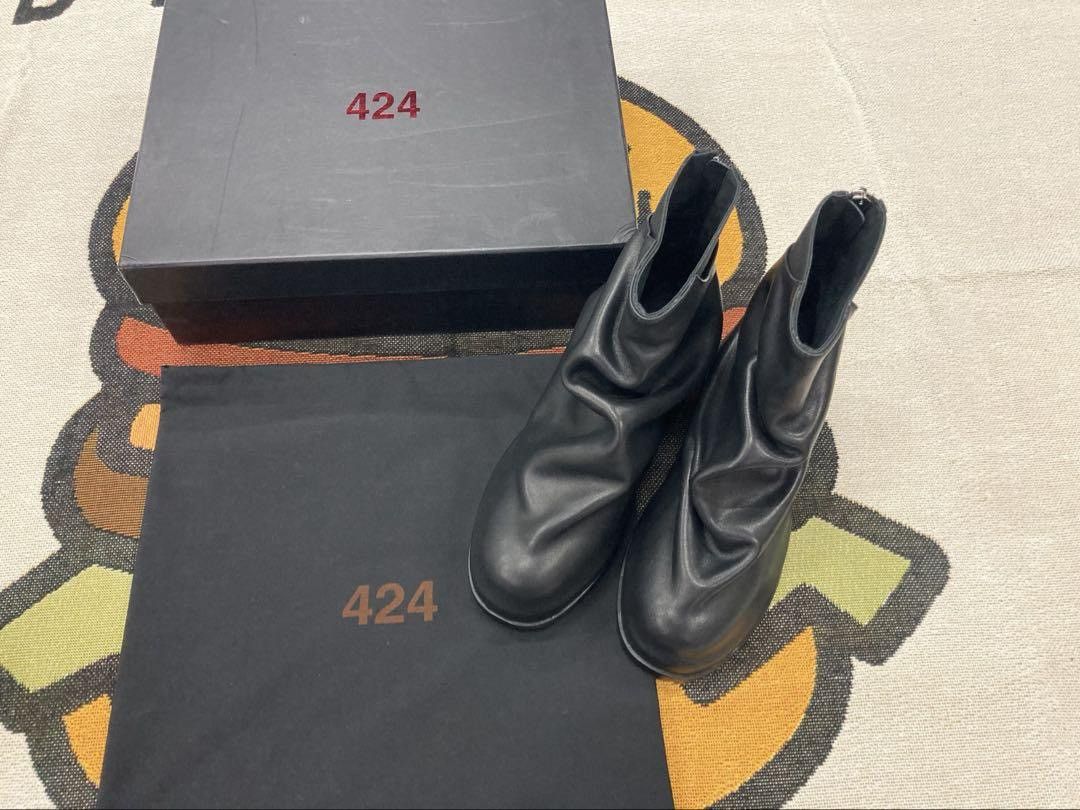 424 424 Leather Marathon boot | Grailed