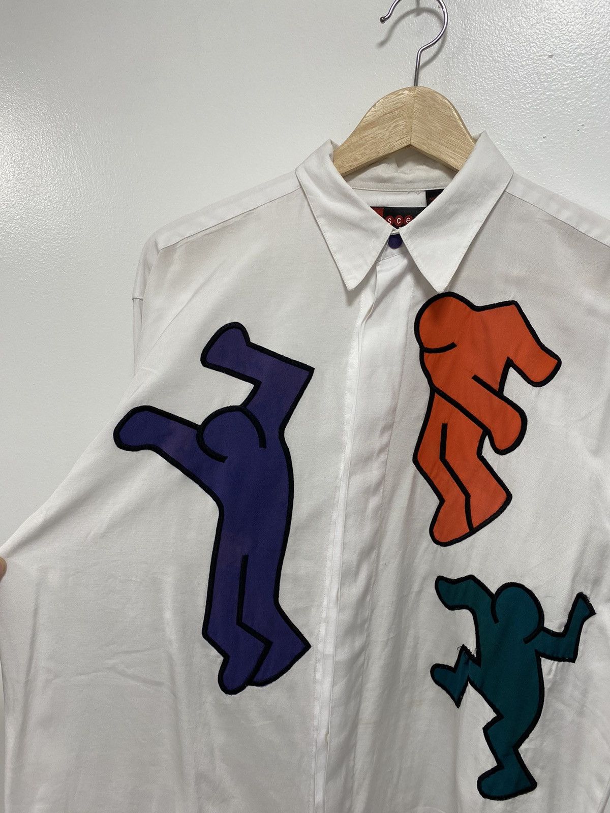 Art × Keith Haring × Vintage Vintage Keith Haring button up shirt very ...