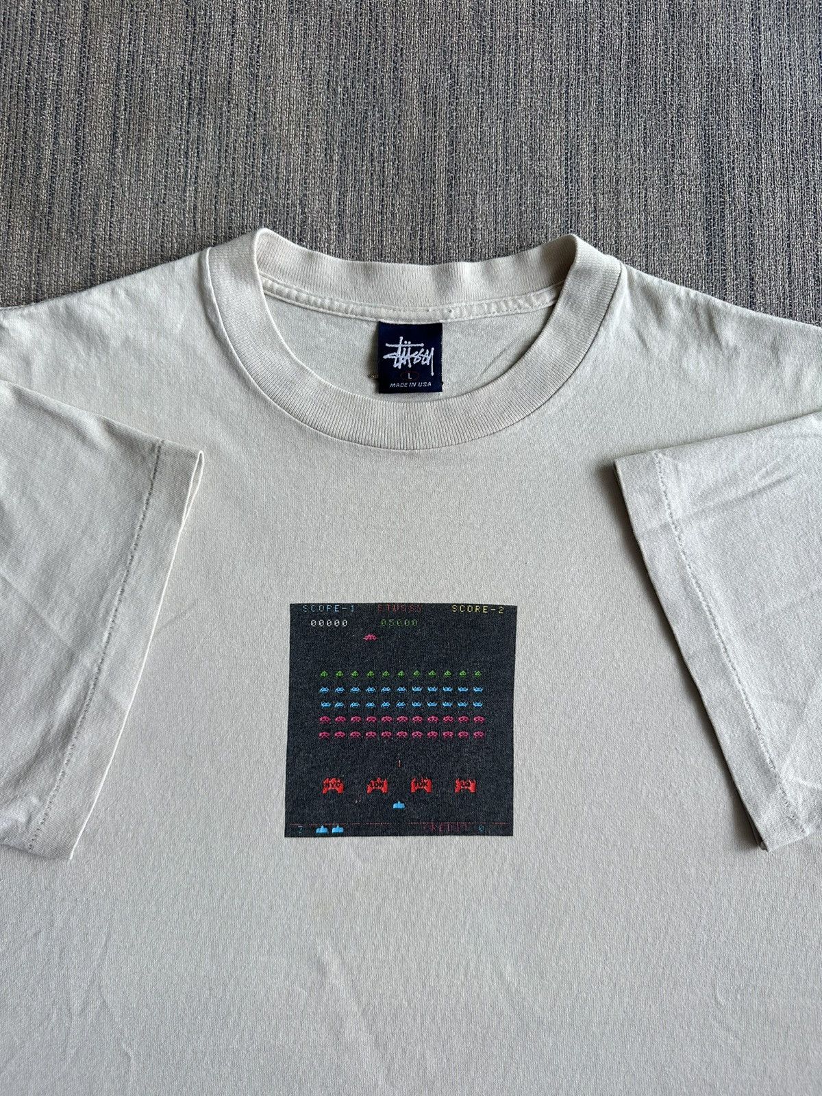 Made In Usa × Stussy × Vintage Vintage 90’s Stussy Arcade Game 🕹️ 👾 Rare Single Stitch | Grailed