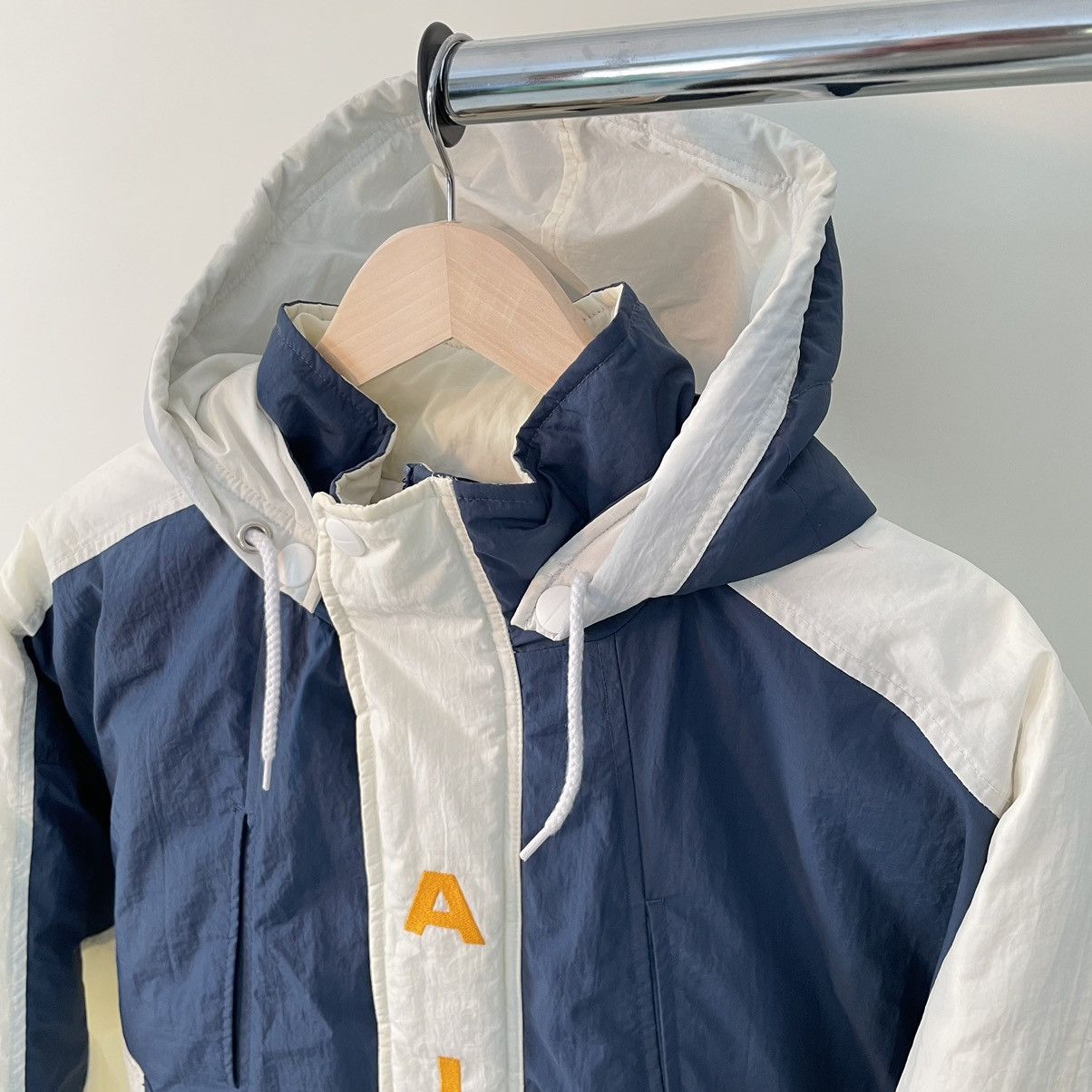 Nike × Vintage 90s Nike Air Puffer Jacket - Big Swoosh Detachable Hood ...