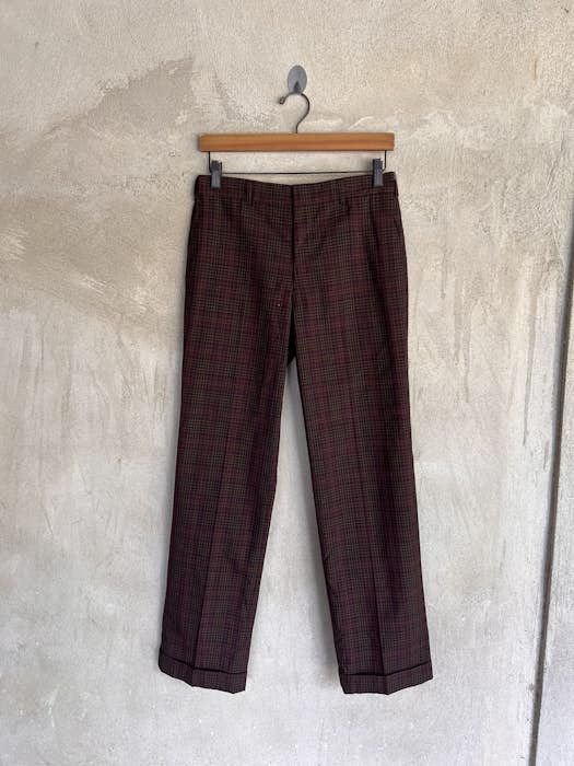 Vintage Vintage Plaid Tartan Casual Pant | Grailed