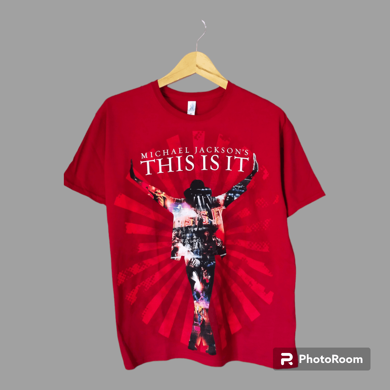 Band Tees × Michael Jackson Michael jackson this is it red tees | Grailed