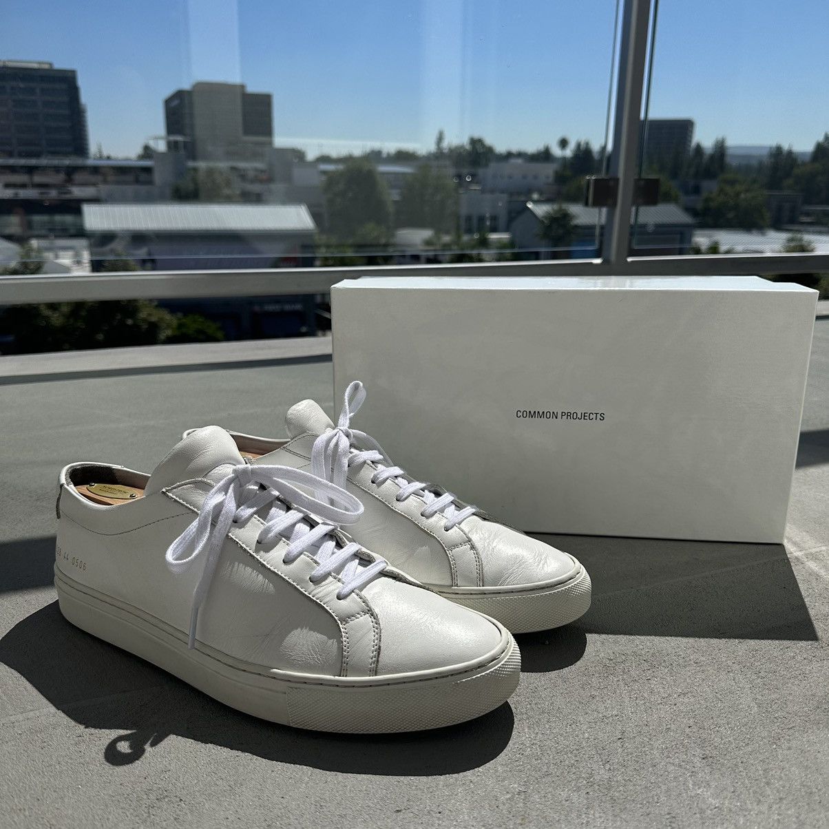 Common Projects “Achilles” Low White | Grailed