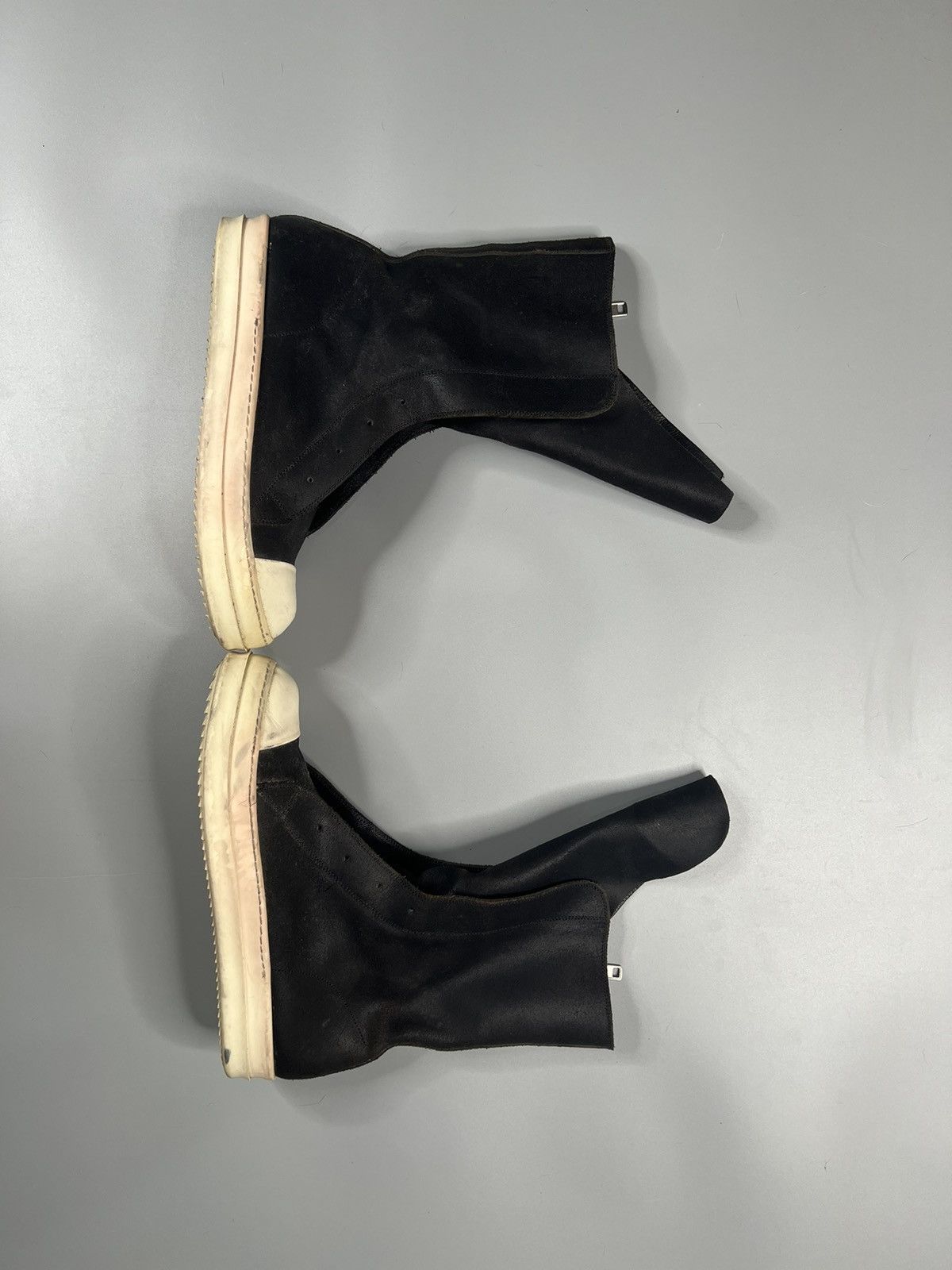 Rick Owens Rick Owens Laceless Ramones Reverse Leather | Grailed