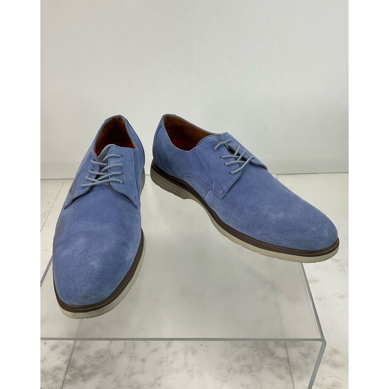 Stacy Adams Stacy Adams Blue Suede Derby Dress Shoes 10.5 | Grailed