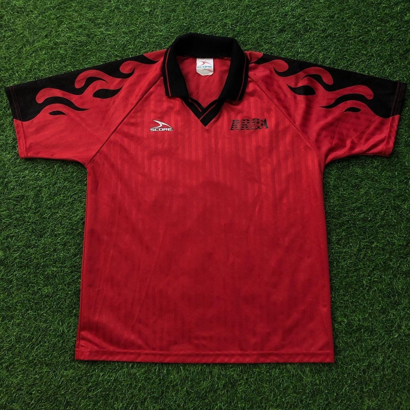 Other Red Retro Score Collard AASC Soccer Jersey | Grailed