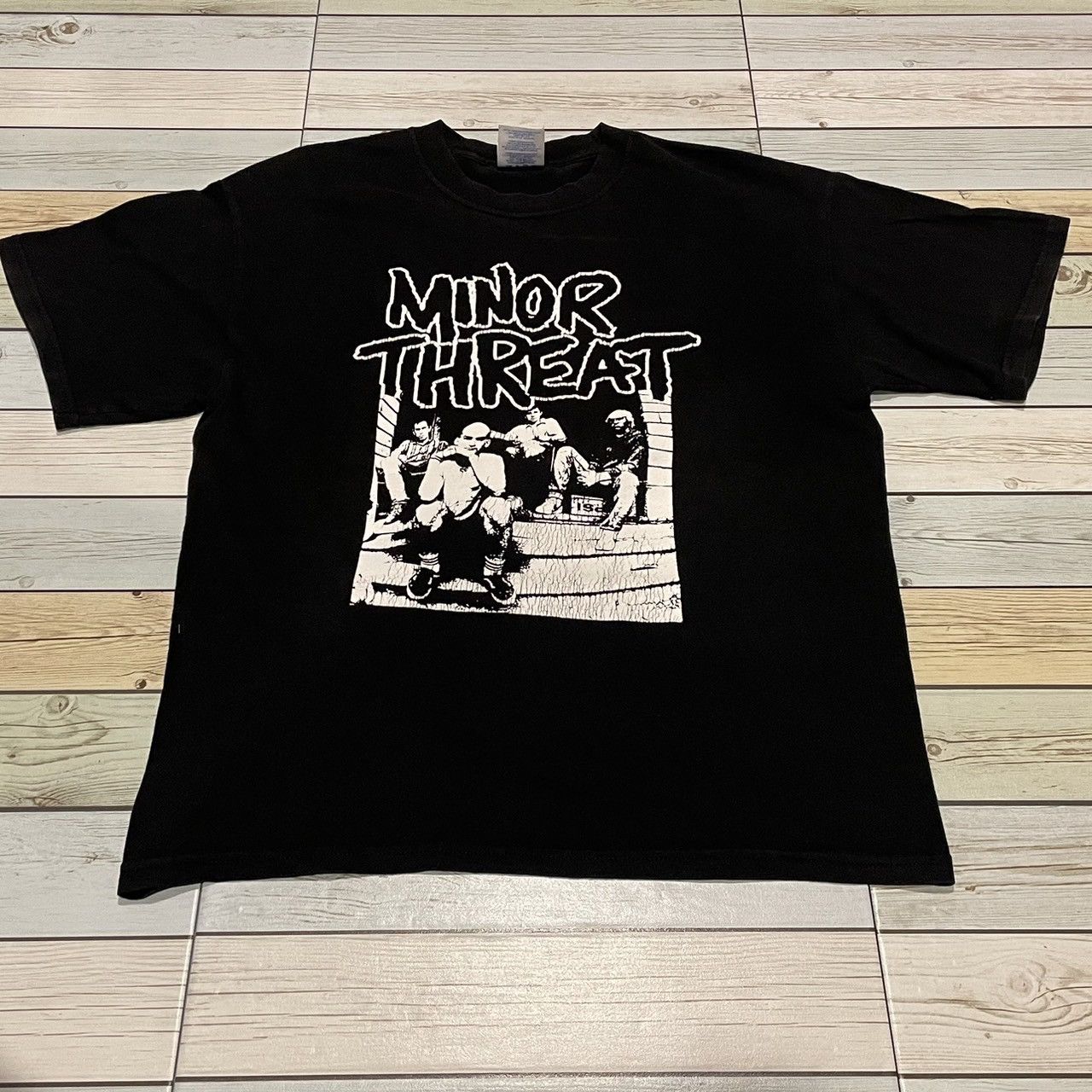 Band Tees × Vintage Rare Vintage Minor Threat Punk Rock Band Tee | Grailed