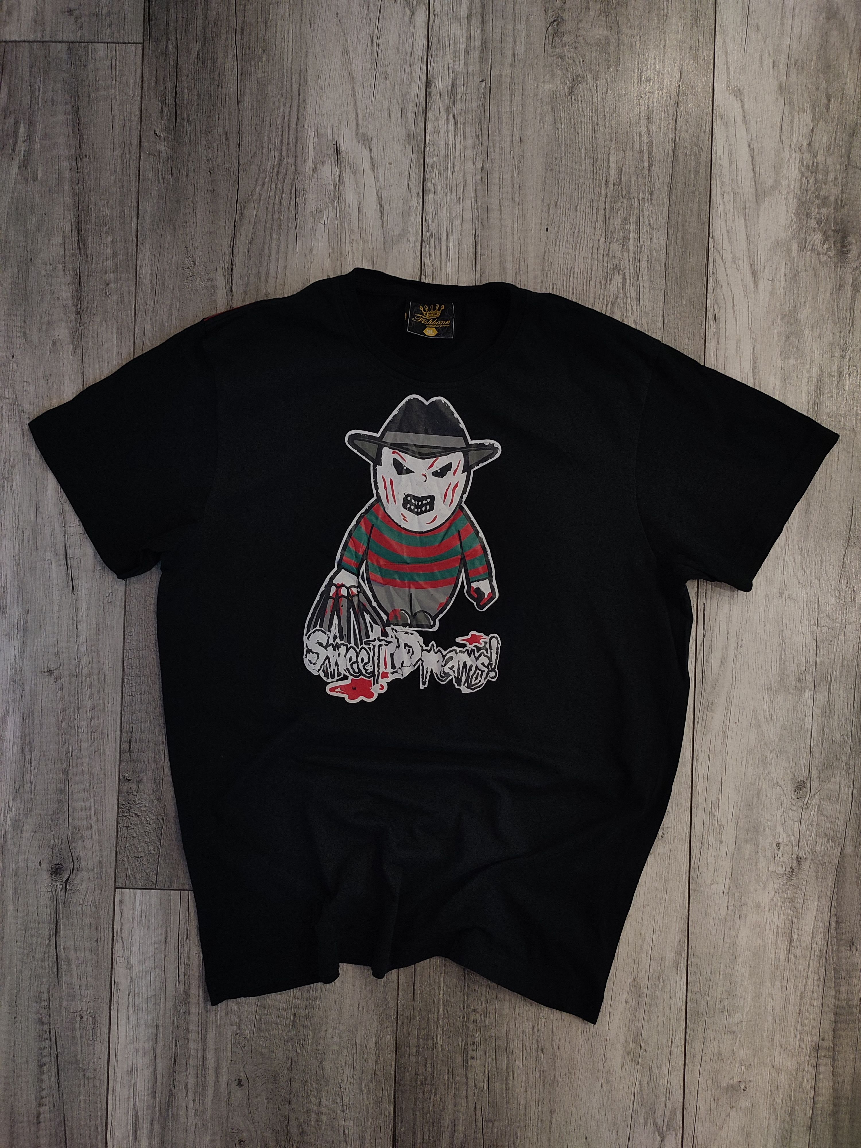 Vintage Vintage freddy krueger fishbone skate tshirt | Grailed
