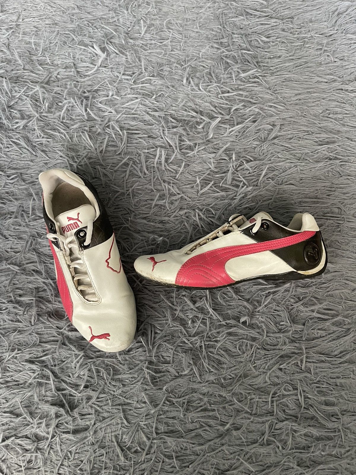 Puma × Streetwear × Vintage Puma 2000s vintage real leather sneakers ...