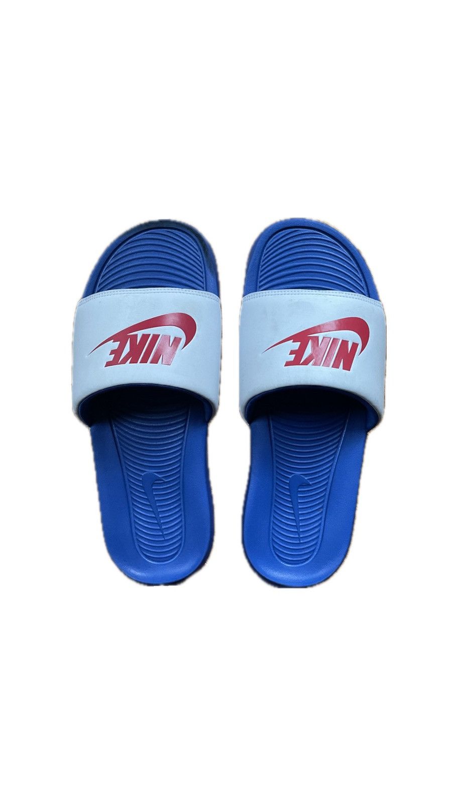 Nike Red White Blue Nike Slides | Grailed