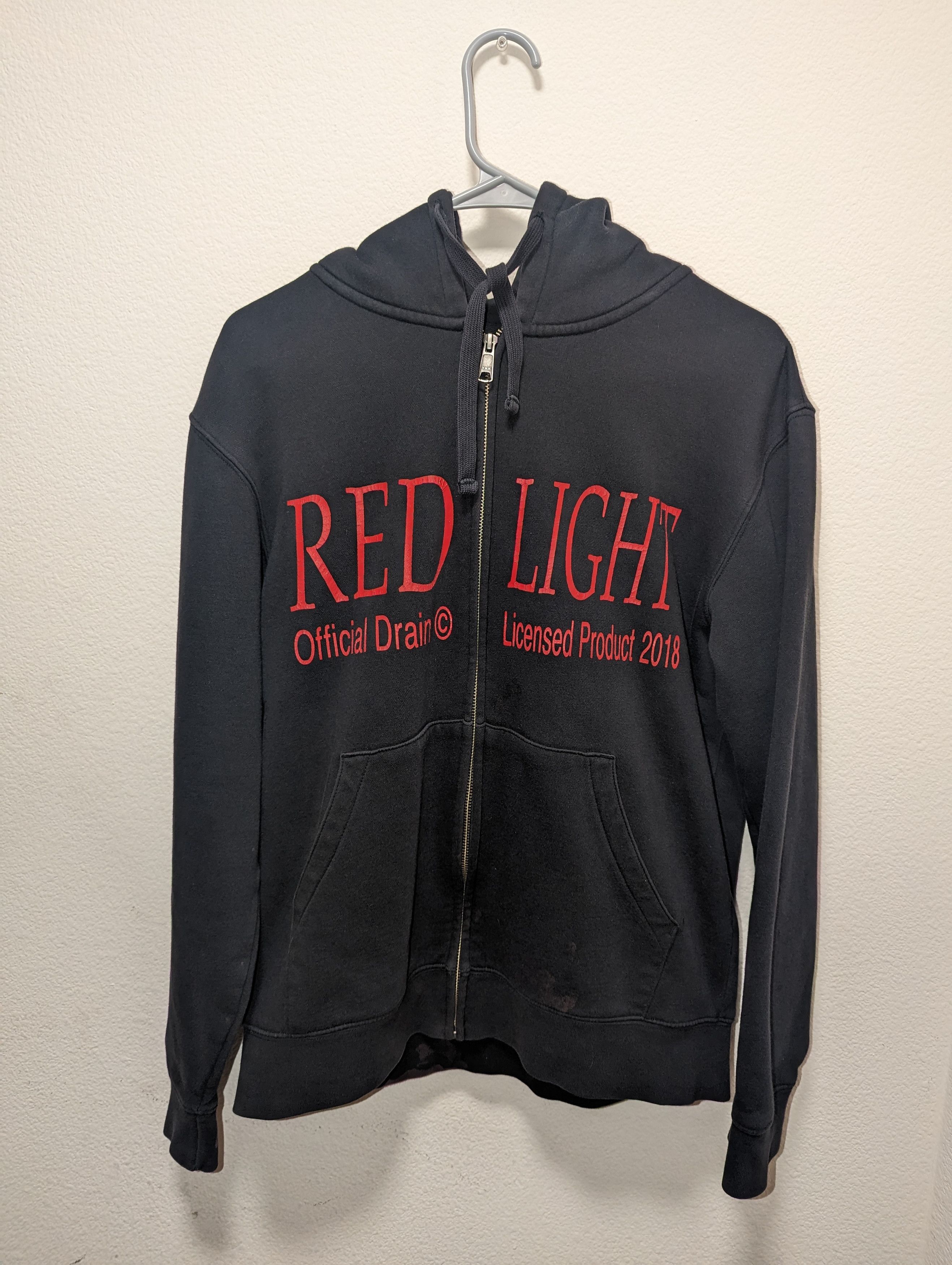 Drain Gang × Sad Boys × Sad Boys Sbe Merch Bladee Red Light Zip Up ...