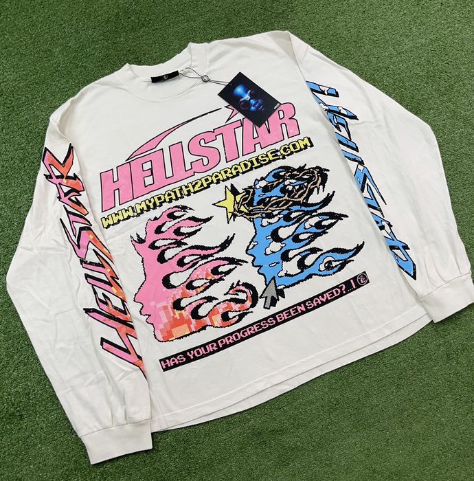Designer Hellstar “Pixel” Long Sleeve | Grailed