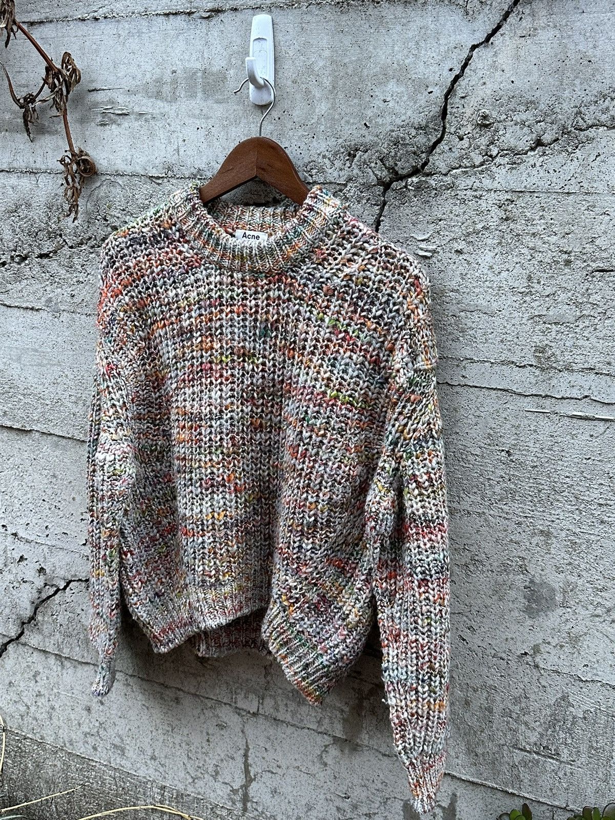 Acne Studios RARE GRAIL Acne Studios Italian skittles zora knit | Grailed