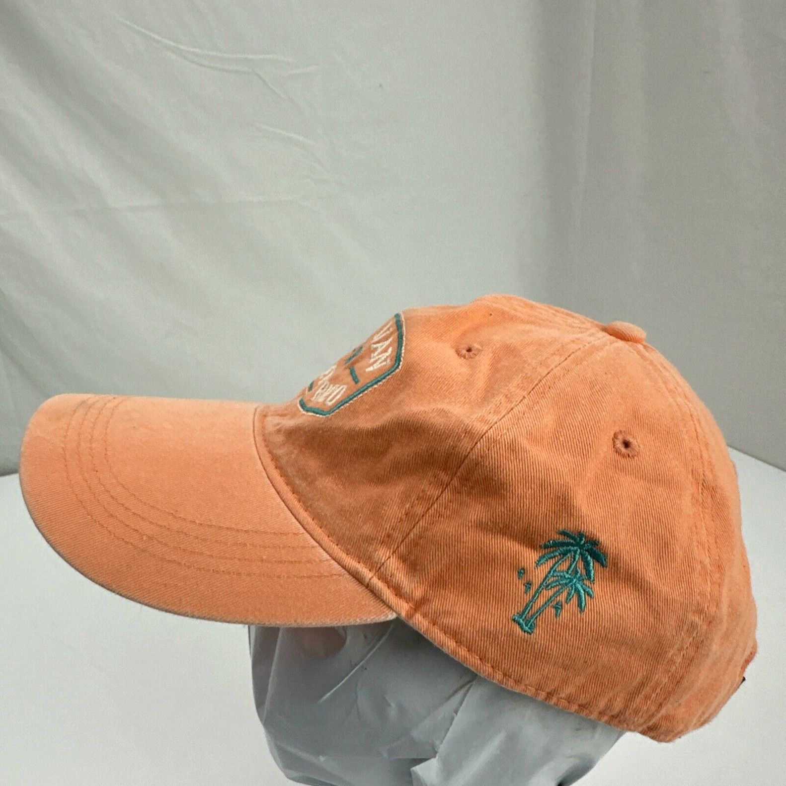 Vintage San Juan Puerto Rico Orange Ball Cap Hat Adjustable Baseball ...