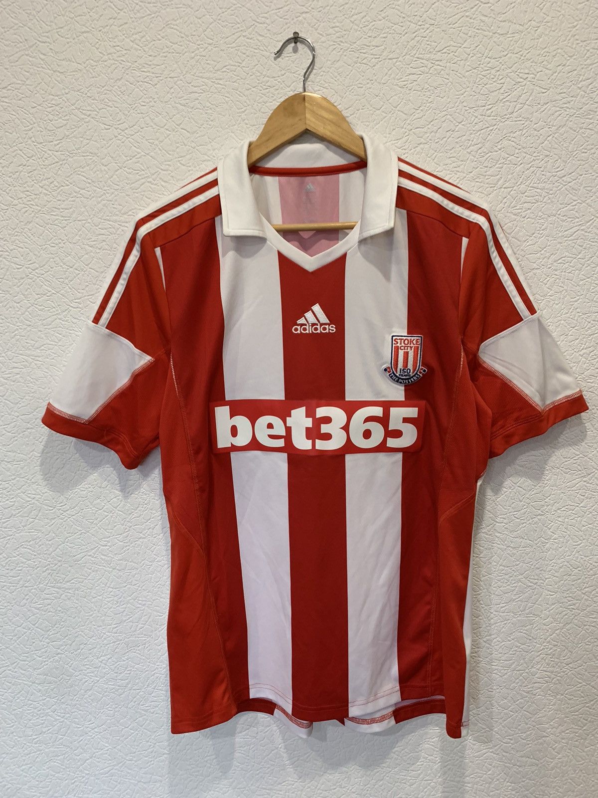 Adidas Adidas Stoke City 2013/2014 Home Kit Soccer Jersey | Grailed