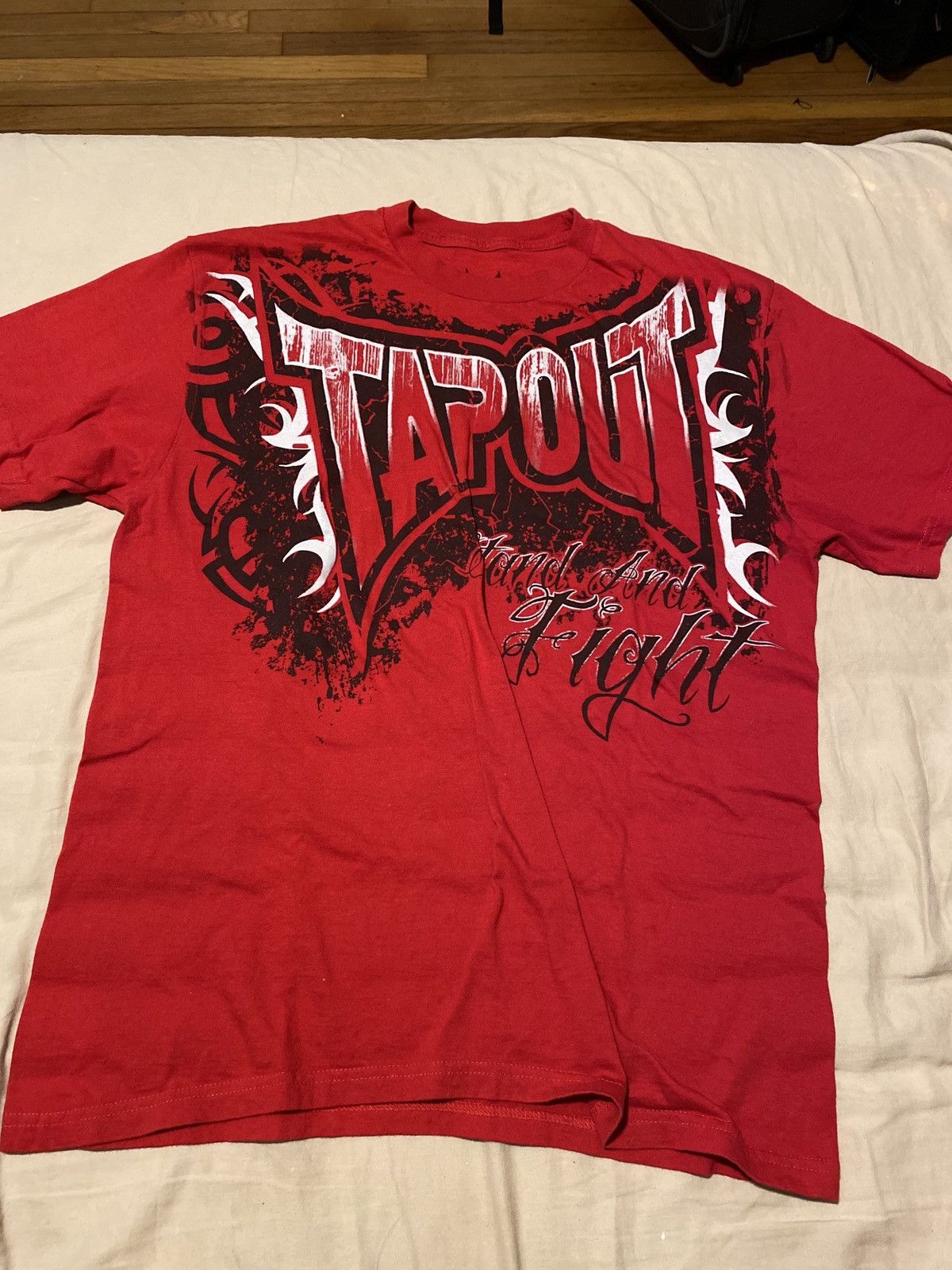 Affliction × Tapout Tap out Y2K graphic tee L | Grailed