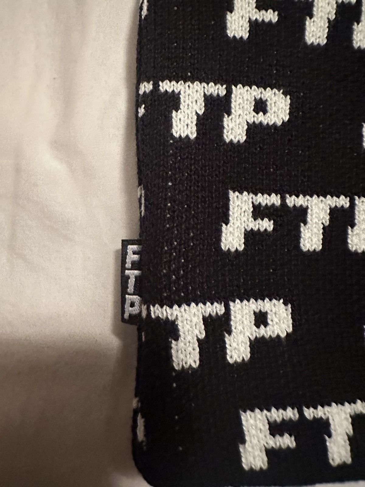 Fuck The Population FTP Allover Logo ski face mask | Grailed