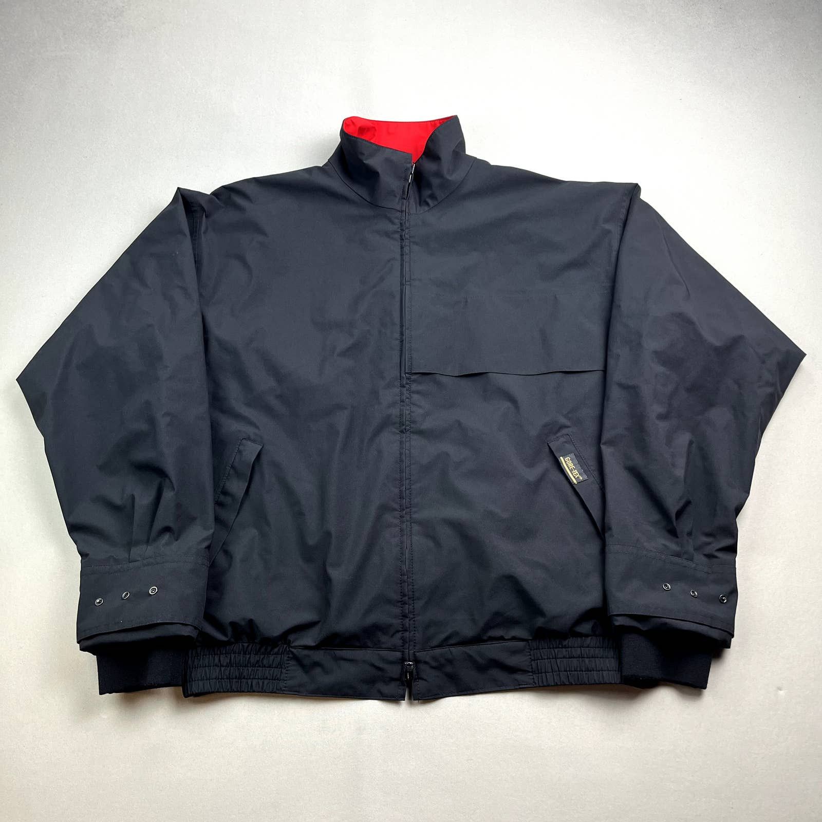Goretex Zero Restriction Golf Jacket Large Black Gore-Tex Waterproof ...