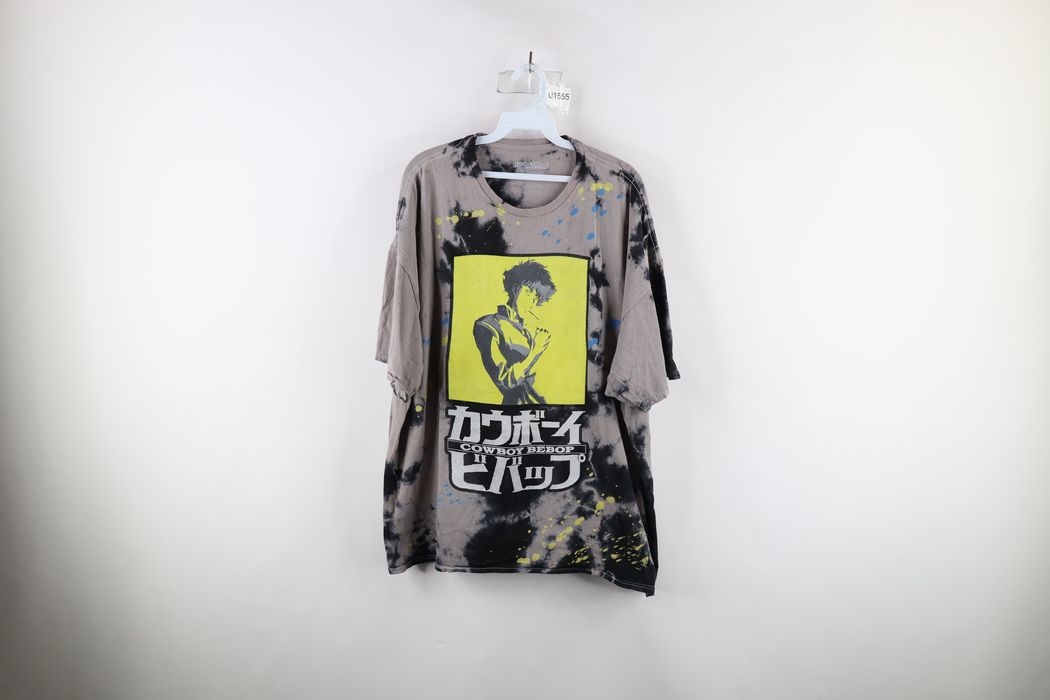 Vintage Vintage Acid Wash Spell Out Cowboy Bebop Anime Manga T-Shirt ...