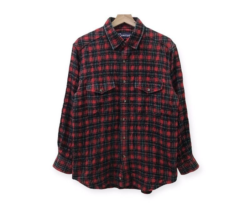 Flannel × Japanese Brand × Streetwear Japanese Brand Musshu Plaid ...