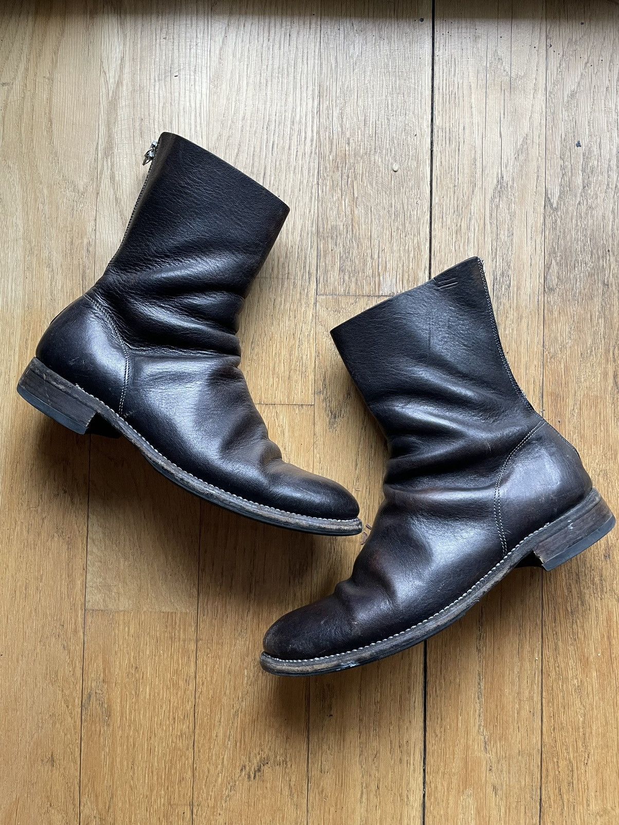 Guidi Guidi 998 Backzip Size 45 Brown | Grailed